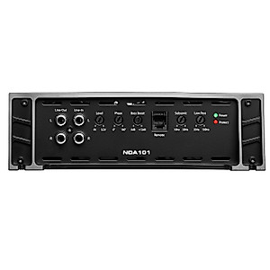 NVX NDA105 4000W Peak (2000W) RMS N-Series Class-D 1-Ohm Stable Monoblock Amplifier with Included Bass Remote Knob