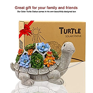 A Bundle of Solar Turtle and 2Pack Solar Lantern
