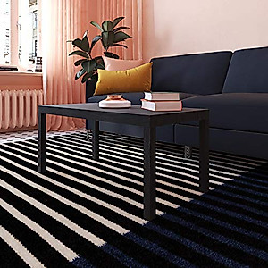 Ameriwood Home Parsons Modern Coffee Table, Black