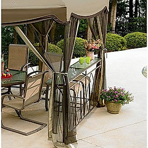 Garden Winds Grandview Hexagon Gazebo Replacement Canopy Top Cover - RipLock 350