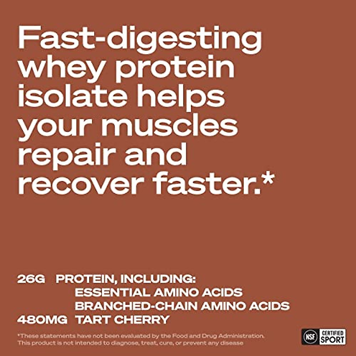 LADDER Grass Fed Whey Protein Powder Packets, 26g Protein for Muscle Gain, 7g BCAAs, 14g EAAs, No Artificial Sweeteners, NSF Certified (Chocolate, Pack of 15)