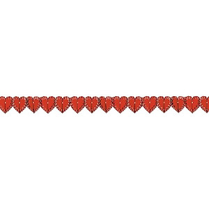 Lace Heart Garland Party Accessory (1 count) (1/Pkg)