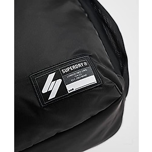 Superdry Mens Unisex Code Graphic Montana Rucksack, Five-Pocket Design Black Size One Size