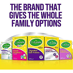 Probiotic with Strains to Support Digestive, Immune & Vaginal Health*, Culturelle Women’s Healthy Balance Probiotic, Gluten Dairy & Soy Free, 30 Count