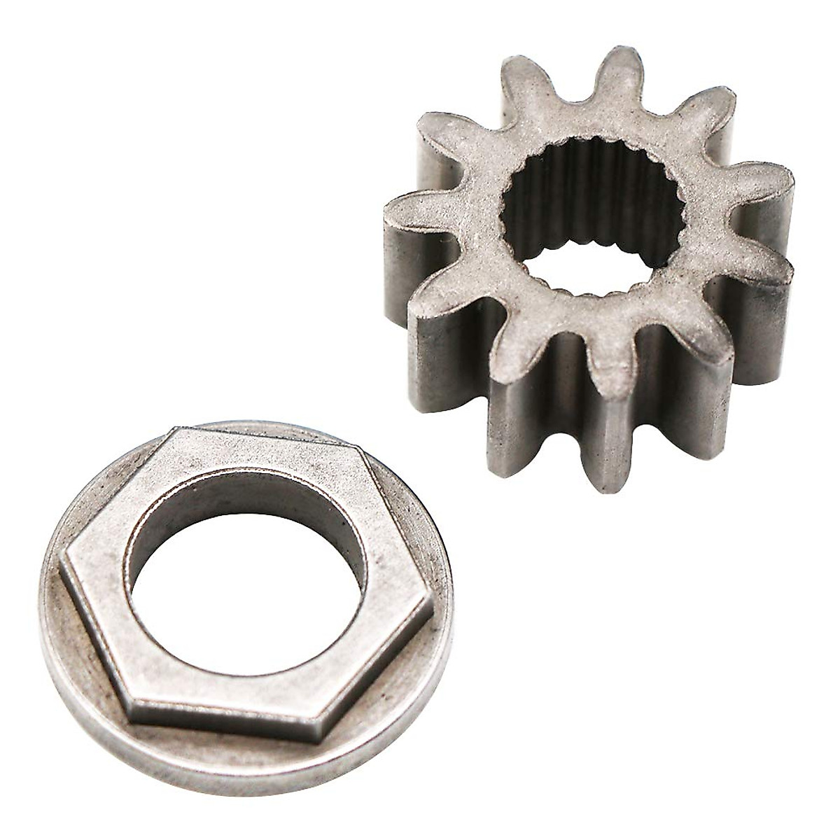 kipa Steering Shaft Pinion Gear & Bushing for MTD 741-0656 941-0656A 717-1554 Toro 112-0863, Used on Riders Since 1999. 11 Tooth. Splined Bore