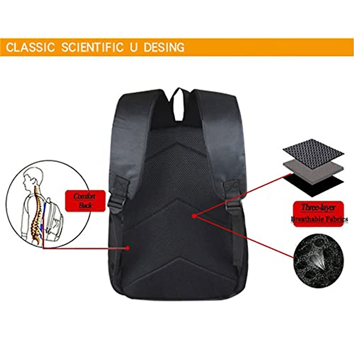 Mayooni Kids Back to School Book Bag Cristiano Ronaldo Lightweight Travel Daypack Laptop Backpack for School