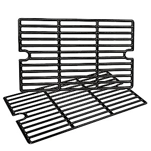 Hisencn 16.5" Cast Iron Cooking Grate Replacement for Smoke Hollow PS9900 7000CGS, Charbroil 463722315 463722313 463722416, Kenmore 141.152270 141.155400, Kingsford 24 inch Expert Grill 24 inch