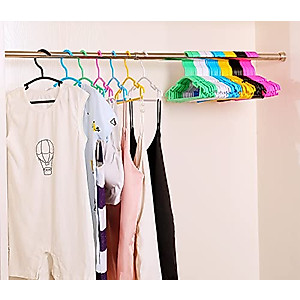 Baby Nursery Closet Hangers,Non-Slip Laundry Infant Pant Hanger for Newborn Clothes Gift,Ultra-Thin Child Coat Hanger for Girl Boy Toddler Kid,80pcs White (White, 40)