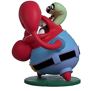 Youtooz Choking Mr Krabs Vinyl Figure, 3.6" Youtooz Spongebob Collectible Official Mr. Krabs Figurine from Spongebob Squarepants - Youtooz Spongebob Squarepants Collection