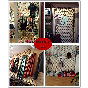 RZM Children Baby Safety Net Mesh, Climbing Net Child Protection Net Stair Safety Net Hemp Rope Net Balcony Anti-Fall Net Partition Net Photo Wall Decoration Net (Size : 1x2m)