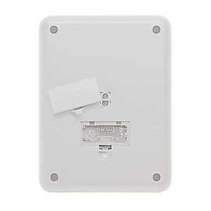 Taylor Glass Top Food Scale with Touch Control Buttons, 11 lb Capacity, Silver