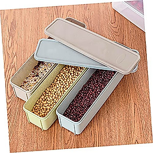 Angoily Containers for Fridge Flour Container Containers for Fridge Airtight Food Containers Food Storage Canisters Food Sealed Container Noodle Container Plastic Storage Containers