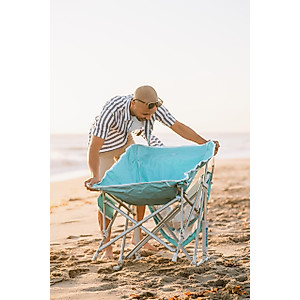 GCI Outdoor Waterside Pod Rocker Outdoor Rocking Chair with Sunshade Canopy