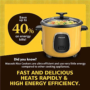 Rice Cooker Small 6 Cups Cooked (3 Cups Uncooked), 1.5L Mini Rice Cooker with Steamer For 1-3 people, Removable Nonstick Pot, Keep Warm Function, Rice Maker for Soup Stew Oatmeal Veggie Hot Pot, Yellow