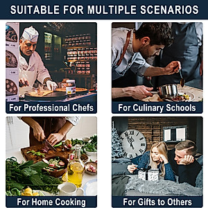 Chef's Knife Case, Heavy Duty 16oz Waxed Canvas Knife Carrier, 4 Slots Two-Color Knife Roll with Specialized Cut-Proof Cloth, Khaki & Brown (21.5"L x 17.5"W)