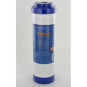 Filters Fast FF10GAC-20 Compatible Replacement for Pentek GAC-10 Carbon Water Filter Cartridge 2.87x9.75 inch