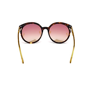 Tom Ford FT0503 52Z Dark Havana Philippa Round Sunglasses Lens Category 2 Lens