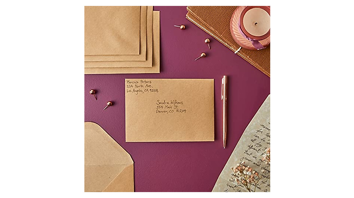 50 Kraft 4x6 Envelopes for Invitations, Wedding, Party