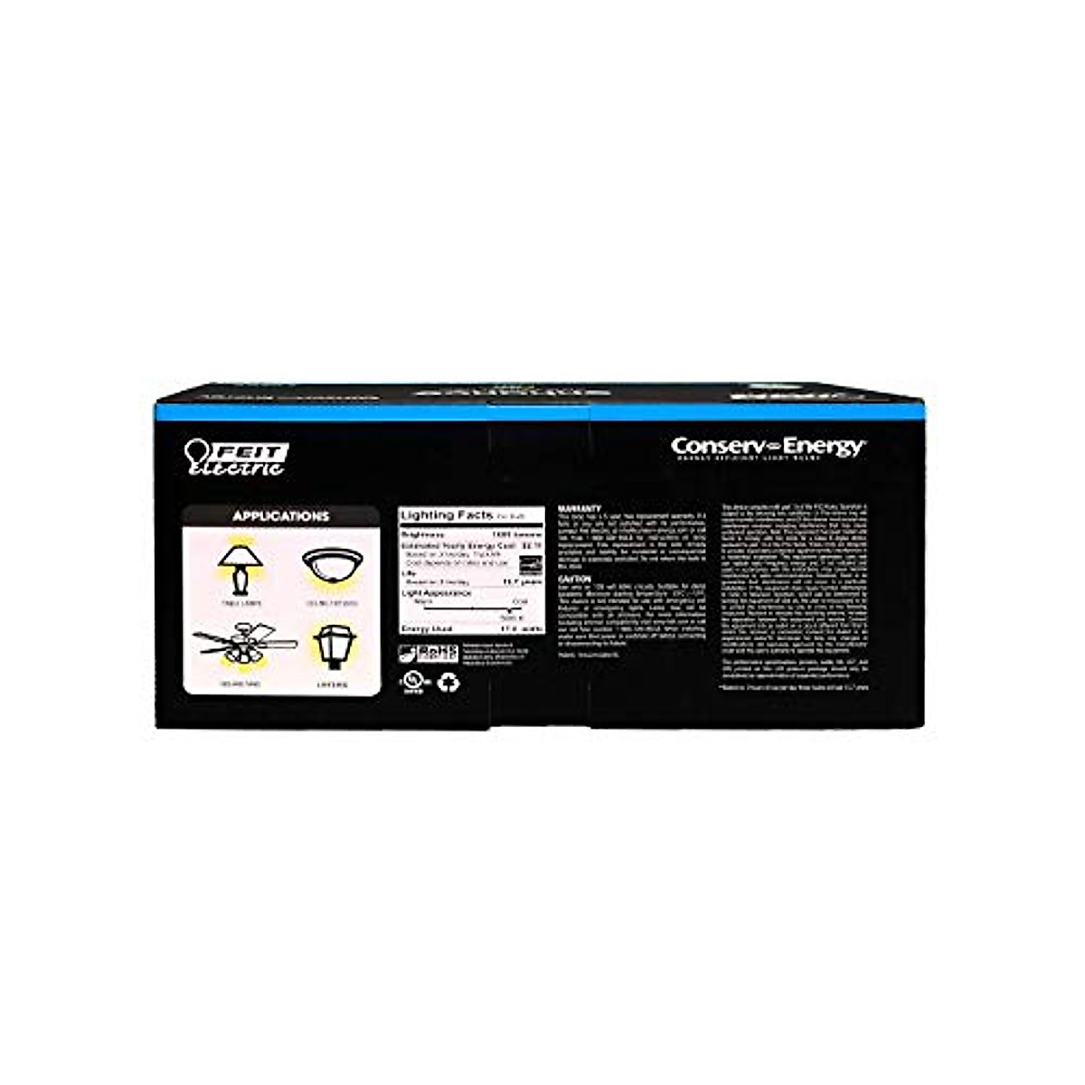 Feit Dimmable LED 5000K Daylight 4-Pack (100W Replacement) 17.5W