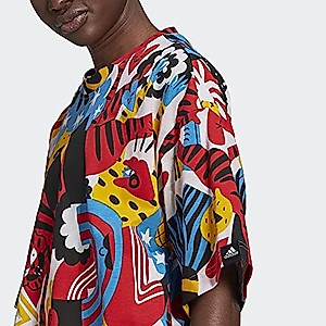 adidas Womens Sportswear Egle T-Dress Multicolor Large