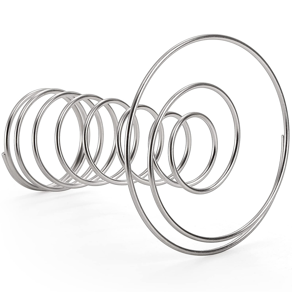 ZEAYEA 8 Pack Ice Cream Cone Holders, Stainless Steel Waffle Cone Holders, Pizza Cone Holders, Food Cone Display Stands for Kitchen Restaurant Party Supplies