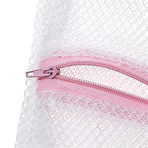 Ellylian Mesh Laundry Bags, Washing Machine Wash Bags, Reusable And Durable Mesh Wash Bags For Delicates Blouse, Hosiery, Underwear, Bra, Lingerie Baby Clothes,39.5 * 28Cm