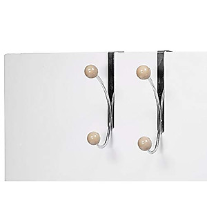 Elegant Home Fashions Door Hooks, Mocha
