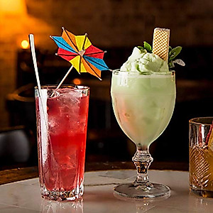 IMEEA Iced Tea Spoons Long Handled 18/10 Stainless Steel Stirring Spoon 9-Inch Bar Spoon Cocktail Mixing Spoon, Set of 6