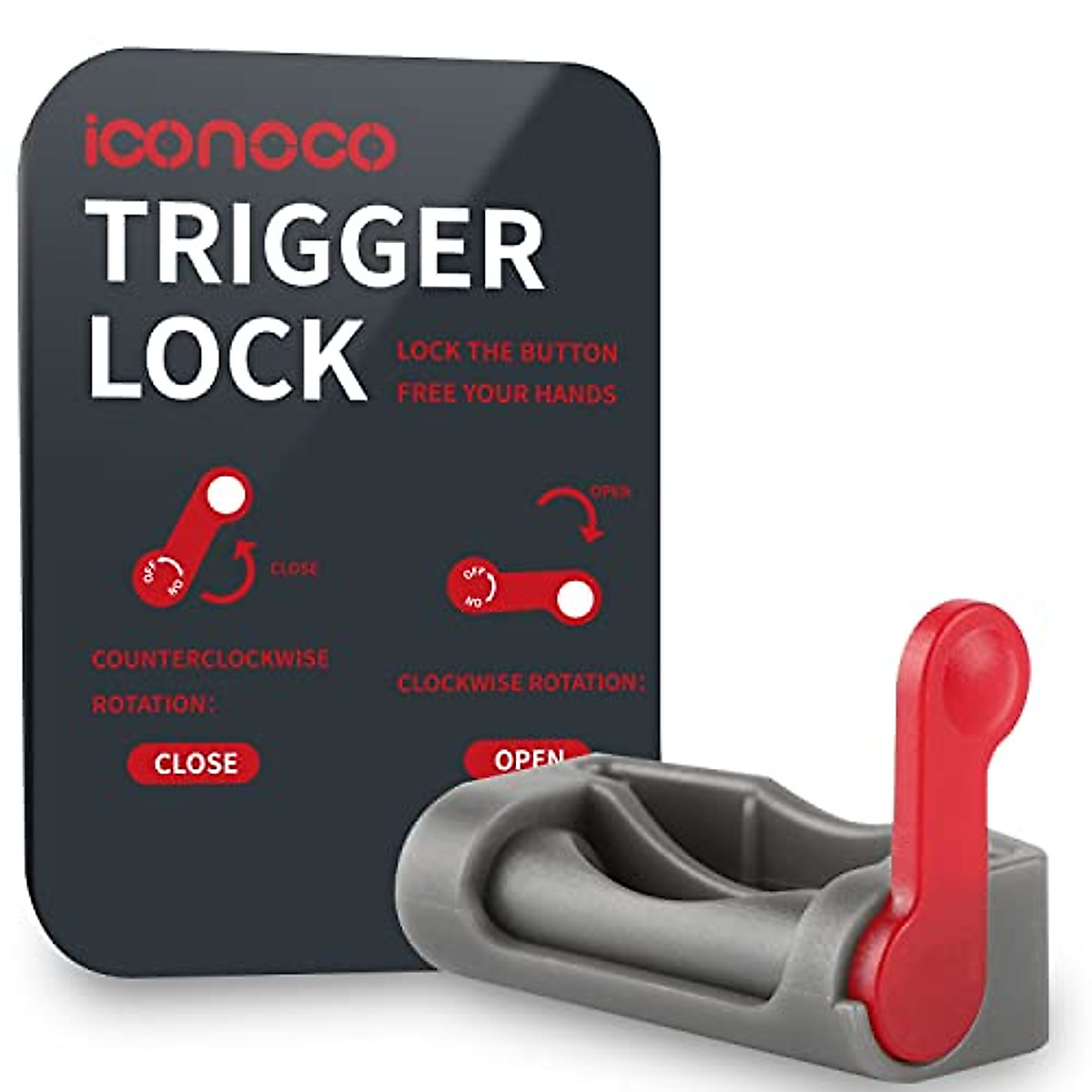 ICONOCO Trigger Lock for Dyson V6, V7, V8, V10, V11 and Compatible with V15, Free Your Gripping Fingers, Power Button On/Off Control for dyson