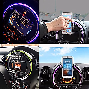 Hesanzol Mobile Phone Holder for Mini Cooper S Jcw One F54 F55 F56 F57 F60, Special Navigation Mobile Phone Mount for Central Control Screen