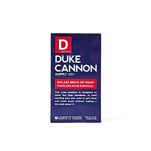 Duke Cannon Supply Co. Big Brick of Soap - Superior Grade, Large Men's Bar Soap, Limited Edition WWII Inspired Scents, Body Soap, Ocean, 10 oz