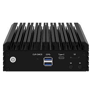 MOGINSOK 2.5GbE Linux Firewall Micro Appliance Celeron N5105 4xIntel I226 Nic Firewall Router PC Barebone No Ram No SSD AES-NI