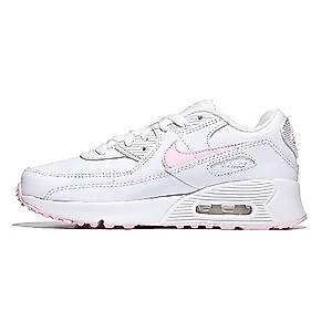 Nike Air Max 90 LTR White/Pink Foam-White-White (CD6867 121) - 12.5