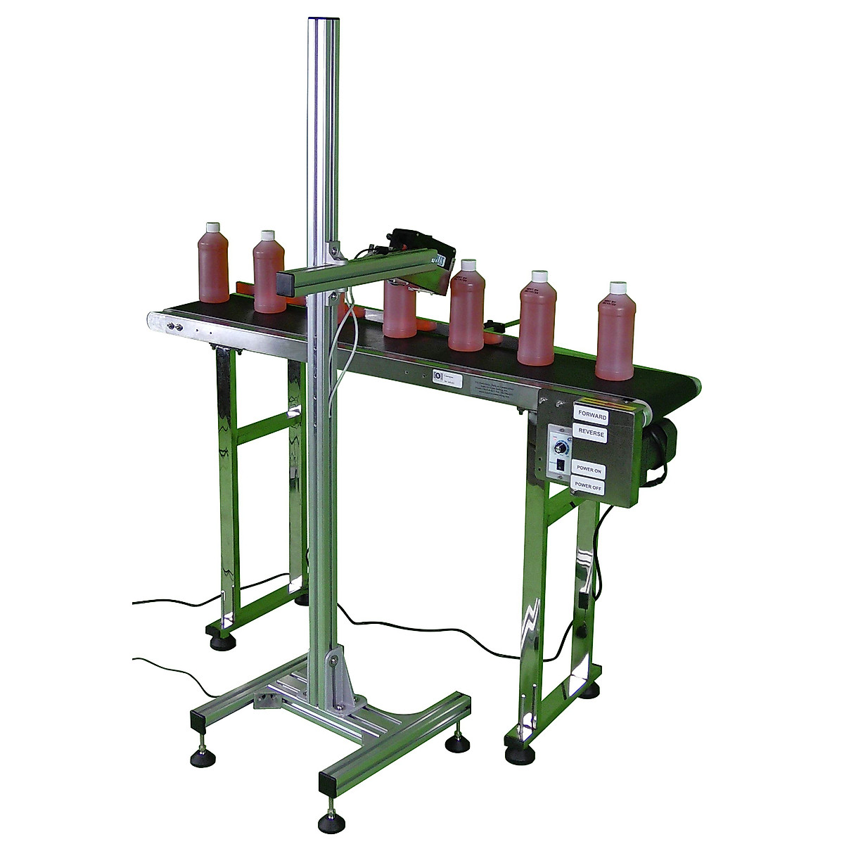 Preza Supra + Plus in Line Inkjet Coder, Inkjet Coding Machine, Date Coding Machine, Date Coder + EJ47SBK Black Ink USA