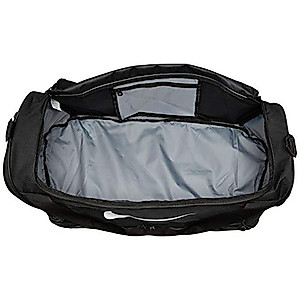 Nike Brasilia Training Medium Duffle Bag, Durable for Women & Men with Adjustable Strap, Black/Black/White