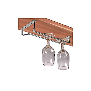 American Metalcraft WGH10CR Hanging Glass Rack Holder with Chrome Wire, 10-Inch