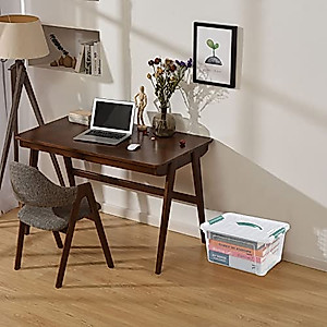 Ggbin 12 Quart Latching Storage Box with Lid, 1 Pack Plastic Organizing Bin