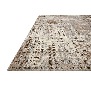 Loloi II Austen Collection AUS-01 Area Rug 7'-10" x 10'-6" Natural/Mocha Rectangular 0.38" Thick
