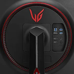 LG UltraGear QHD 34-Inch Curved Gaming Monitor 34GP83A-B, Nano IPS 1ms (GtG) with VESA DisplayHDR 400, NVIDIA G-SYNC, and AMD FreeSync Premium, 144Hz, Black