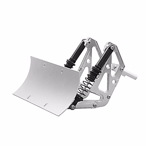 RXZIXYL RC Car Blade Snow Plow Metal Snow Shovel for 1/10 RC Crawler TRX4 TRX6 Axial SCX10 90046 03007 RGT 86100