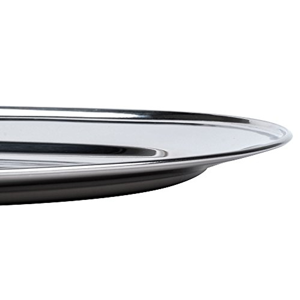 Stainless Steel Oval Platter, Large, 26 x 18-Inch Serving Platter by Tezzorio