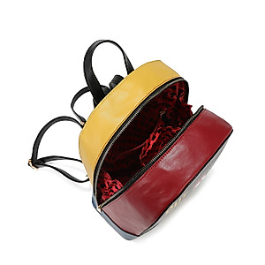 DESTINY BY NICOLE LEE Fashion Backpack Eco Leather with Two Main Compartments Zipper Closure and Adjustable Shoulder Strap Bookbag Daypack Bag for Women Girls NK12127LCT OYL