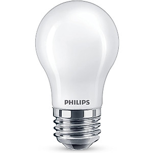 PHILIPS LED Ultra Definition Flicker-Free Dimmable Eye Comfort Technology, Soft White 2700K A15 Frosted Glass Light Bulb, 750Lumen, 5W=60W, E26 Base, 8-Pack (581199)