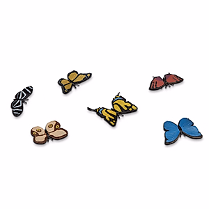 Melissa & Doug Children’s Book - Play-Alongs: Butterflies (10 Pages, 6 Butterfly Toys)