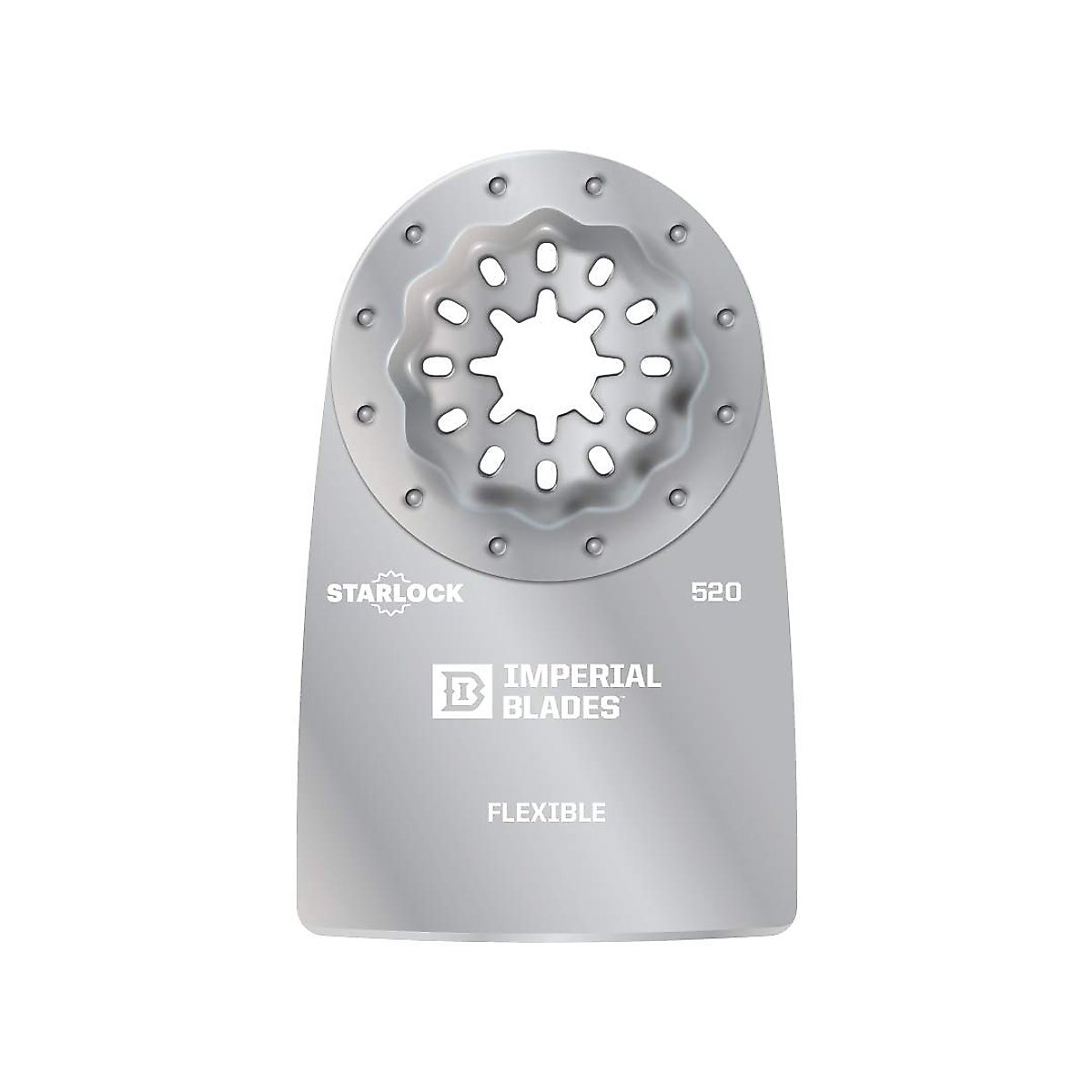 Starlock™ 1-3/8" Soft Material Oscillating Multi-Tool Flexible Scraper, 1PC (Fits: Bosch and Fein. Also fits non-Starlock multi-tools: Milwaukee, Ridgid, Makita, Rockwell and more), One Size