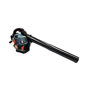 SENIX BLV4QL-M 31cc 4-Cycle Gas Powered Leaf Blower with Vac Kit, Blue