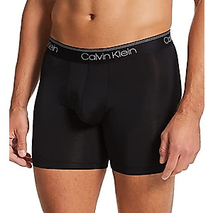 Calvin Klein Men's Micro Stretch 5-Pack Boxer Brief, 2 Blue Shadow, Black, Medium Grey, Cobalt