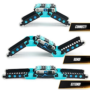 Power Treads - Nitro Stunt Pack - All-Surface Toy Vehicles - 30+ Pieces, Multicolor