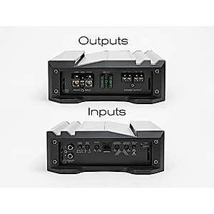 MB Quart FA1-1000.1 Mono Channel Car Audio Amplifier (Black) - Class SQ Amp, 1000-Watt, 1 Ohm Stable, Variable Electronic Crossover, LED System Protection, Heavy Duty Connections, Bass Remote Included