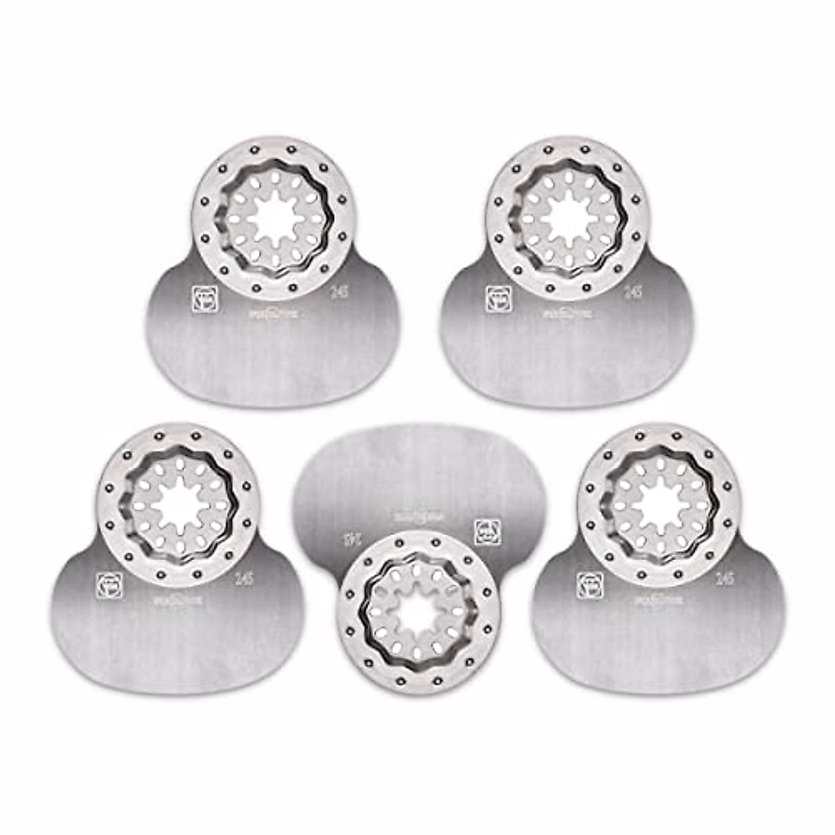 Fein StarLock Cutter Oscillating Blade - Mushroom-Shaped for Cutting Silicone and Soft Glazing Compounds - Fits Most Multitools - 5-Pack - 63903245230